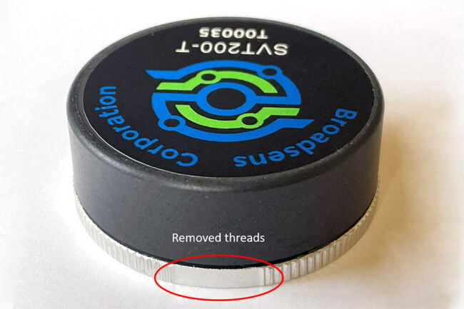 Wireless Temperature Sensor Measuring Contact Temperature